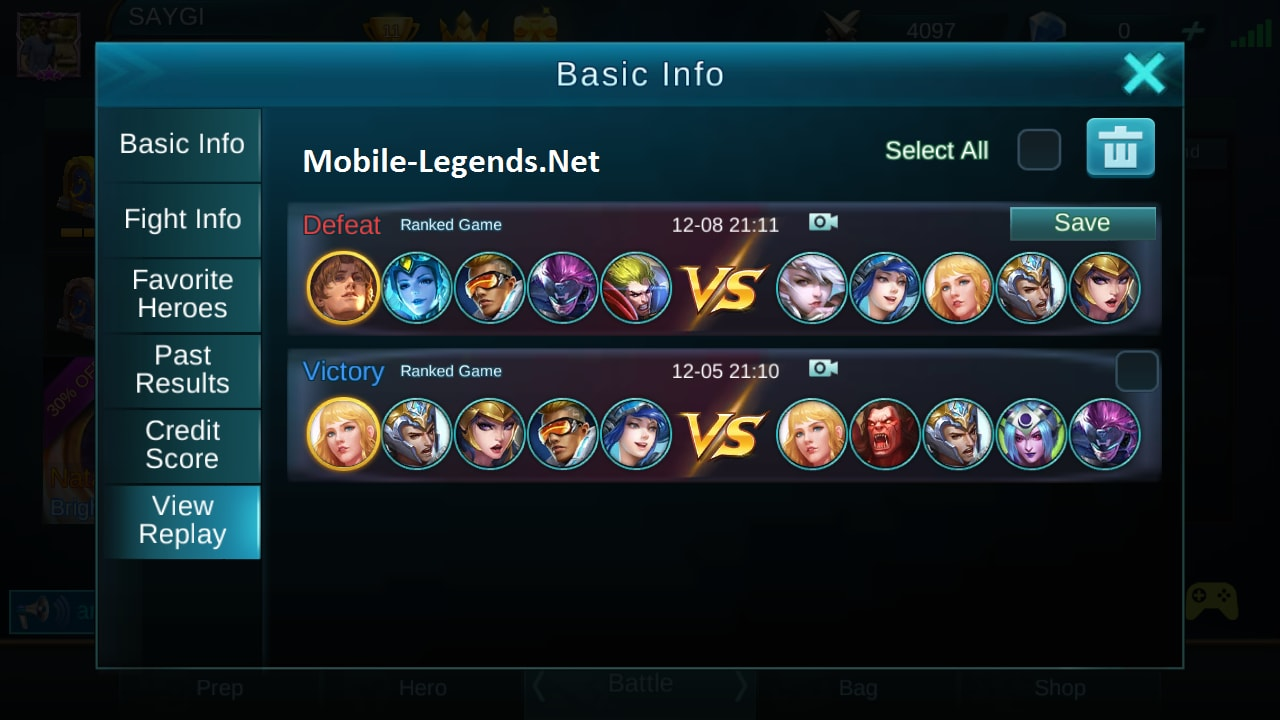 How to Save Video Replay in Mobile Legends MLBB 2024