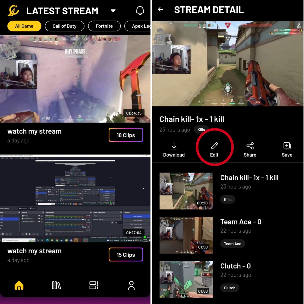 Converting Twitch Clip to TikTok Mobile Using Eklipse App - Eklipse.gg Blog
