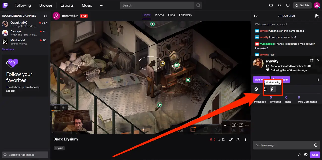 How To Make Someone A Mod on Twitch in Various Ways