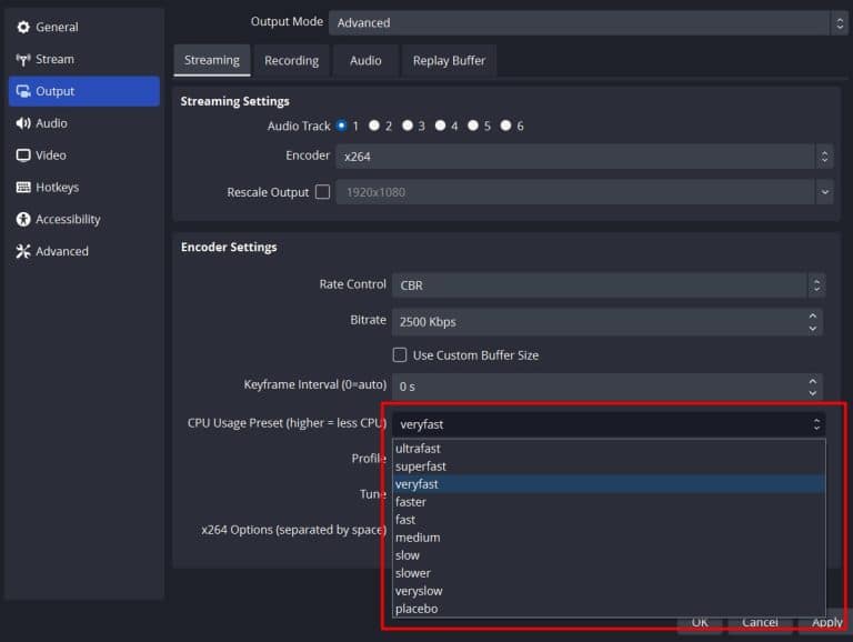 Best OBS Settings for Streaming on Kick