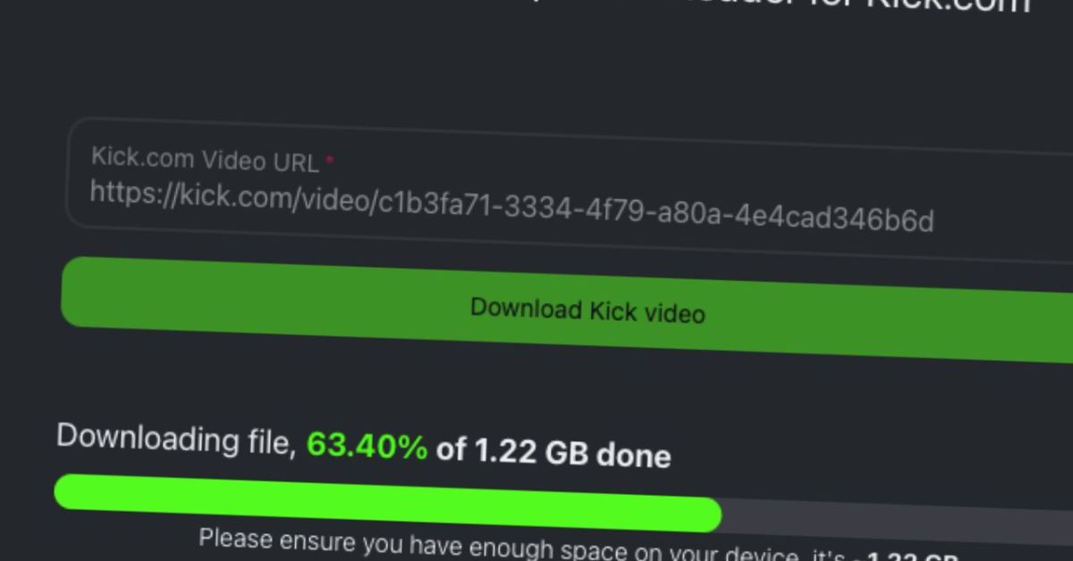 How to Download Kick VODs and Clip for Offline Viewing
